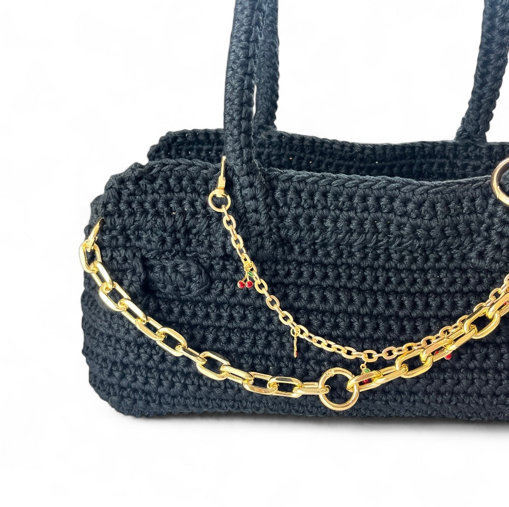 Crochet Designer Bag Duo – Crochet Marc Jacobs Tote & Crochet Coach Em ...