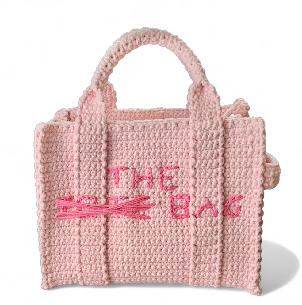 Crochet Designer Bag Duo – Crochet Marc Jacobs Tote & Crochet Coach Em ...