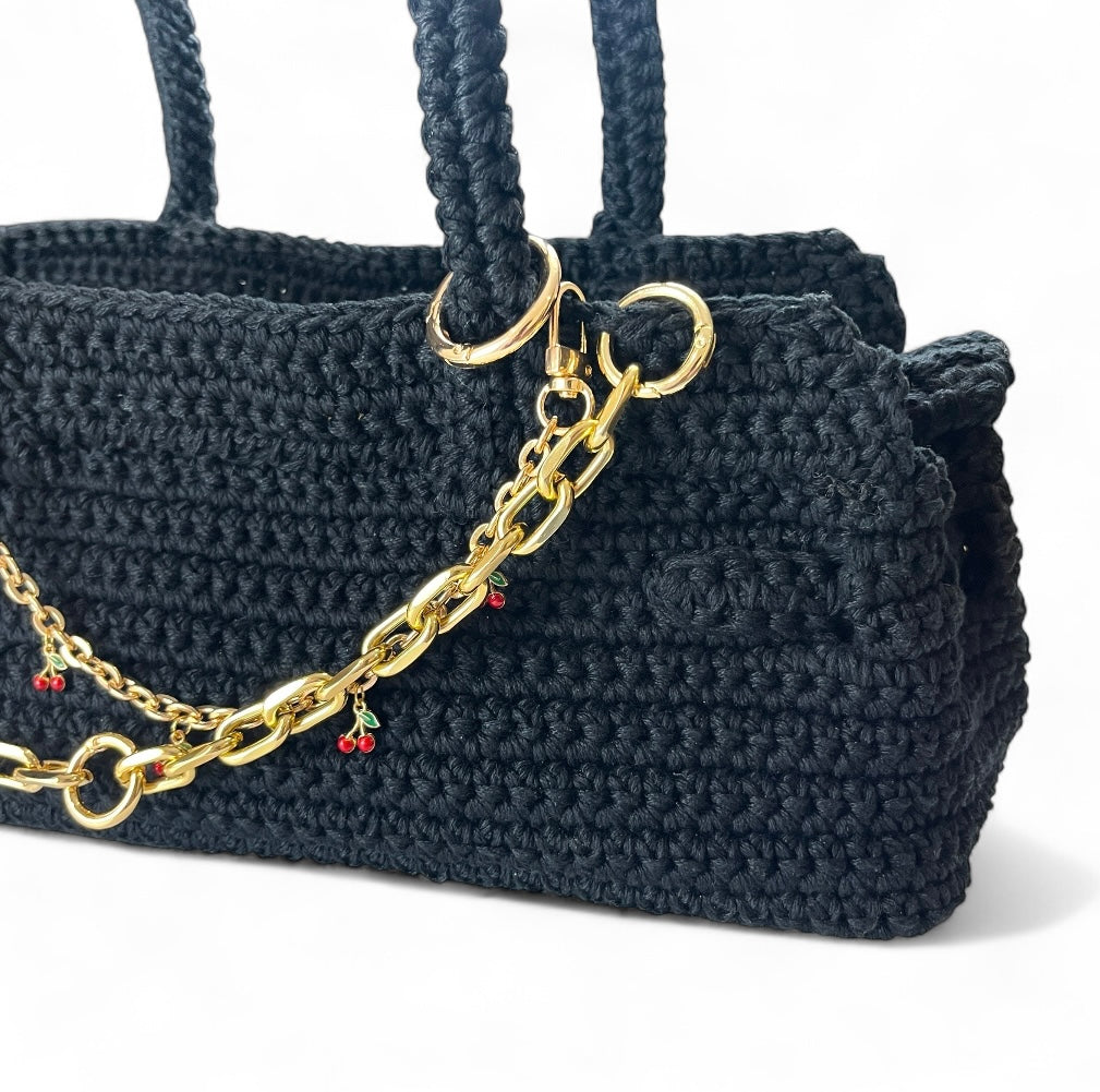 Crochet Designer Bag Duo – Crochet Marc Jacobs Tote & Crochet Coach Em ...